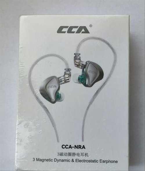 Гибридные наушники CCA NRA 1DD + 1Electrostatic