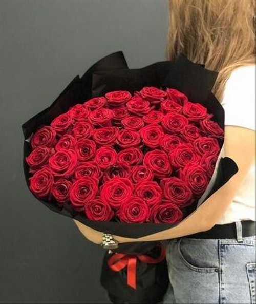 Букет из 51 розы красной