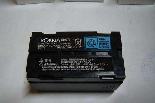 Аккумуляторы sokkia BDC70, BDC46