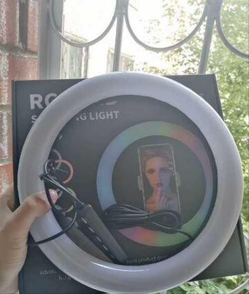 Новая кольцевая лампа RGB с Гарантией