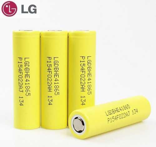 Аккумуляторы 18650 LG HE4 2500 mAh Li-ion Korea