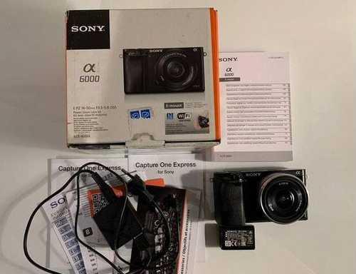 Sony Alpha A6000 фотоаппарат