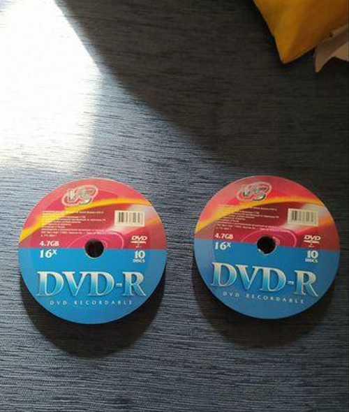 Vs DVD-R диски болванки 20 шт