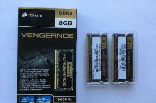 Corsair Vengeance sodimm DDR3 1600MHz 8Gb (2x4Gb)