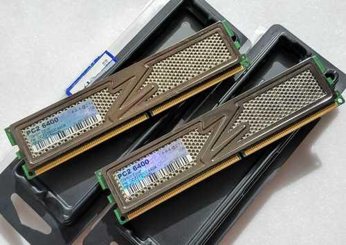 Оперативная память DDR2-800 PC2-6400