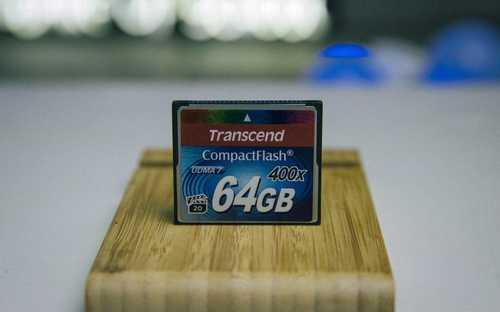 Карта памяти Transcend CompactFlash 400x