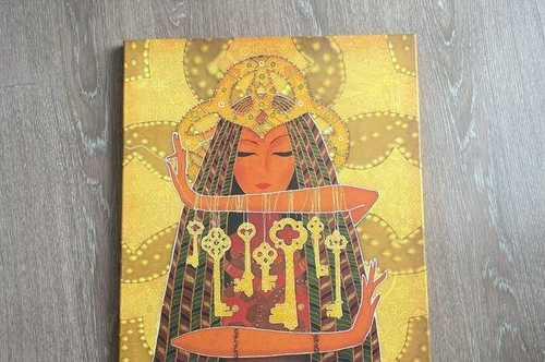 Картина в египетском стиле кришна данилюк оля