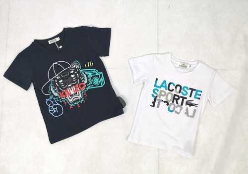 Футболки Lacoste и Kenzo