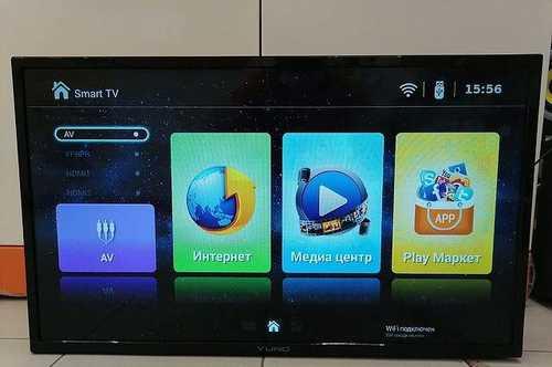 Телевизор Yuno ULX-32TC214 Smart TV (107шк)