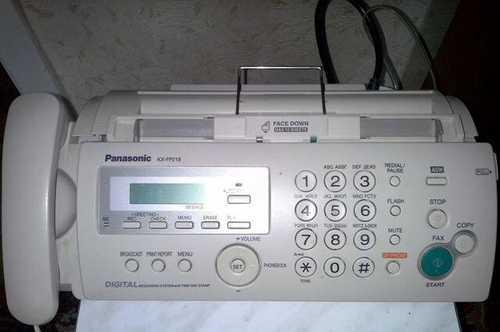 Телефон-факс panasonic KX-FP218