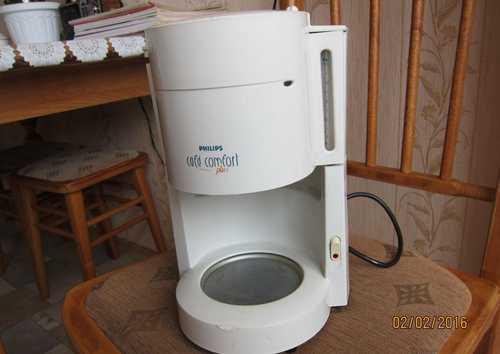 Кофеварка philips Cofe Comfort plus HD 7215/A