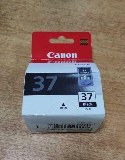 Картридж Canon PG-37 Black оригинальный