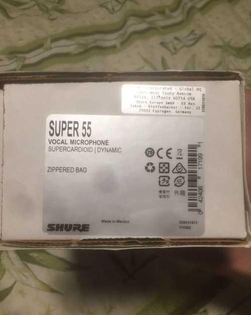 Микрофон shure super 55