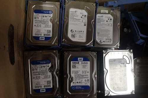 Жесткие диски разных объемов (HDD+SSD)