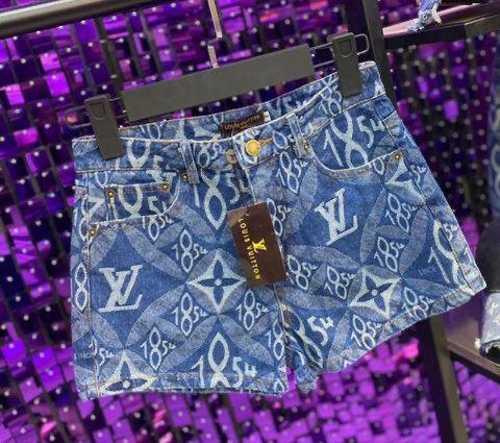 Джинсовые шорты louise vuitton