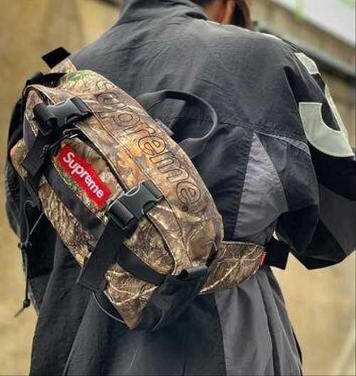 Сумка Supreme Waist Bag real tree camo