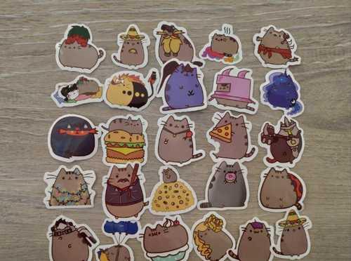 Стикеры Котики / Pusheen the cat 25шт