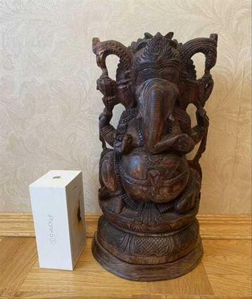 Статуэтка Ганеша деревянная. Индия