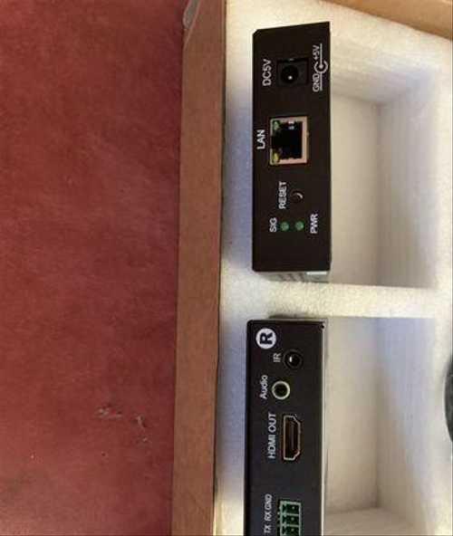 Передатчик hdmi to UTP hdmi