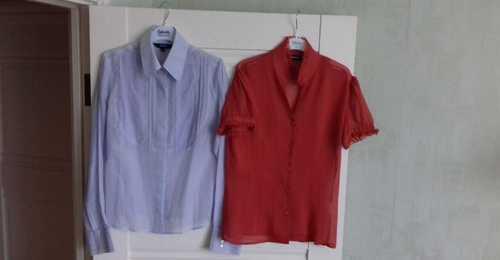 Летняя шелковая рубашка и блузка 40-42 р-ра