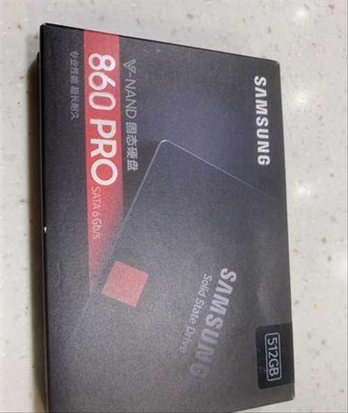 SSD диск Sumsung 860 PRO 512Gb (MZ-76P512)