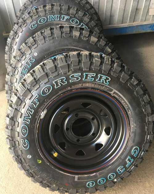Шины Comforser CF3000 215 75 15 + диски ORW Нива
