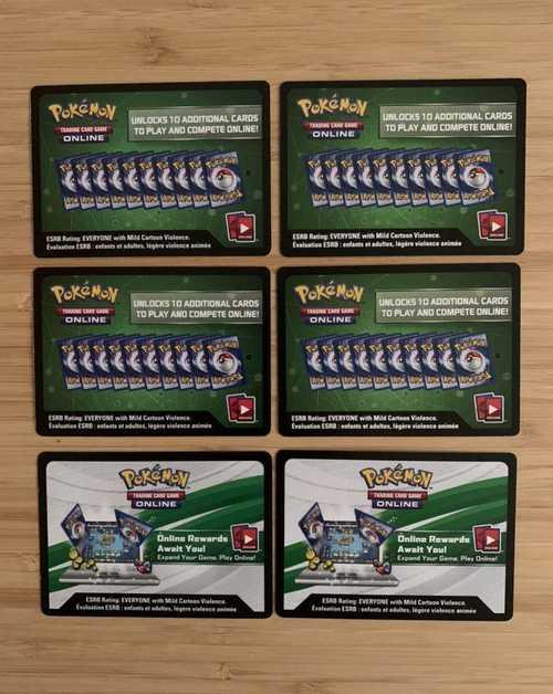 Коды для Pokemon TCG online