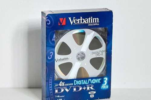 Диски DVD+R Verbatim набор Digital Movie