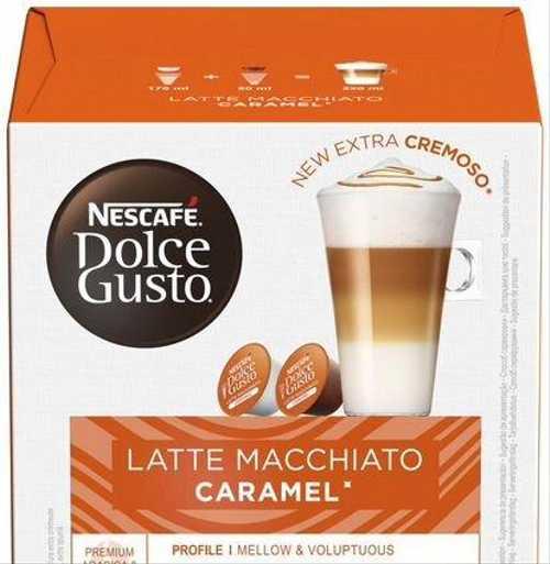 Nescafe Dolce Gusto Latte Macchiato Caramel, 16 к