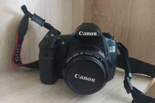 Зеркальный фотоаппарат canon 60d