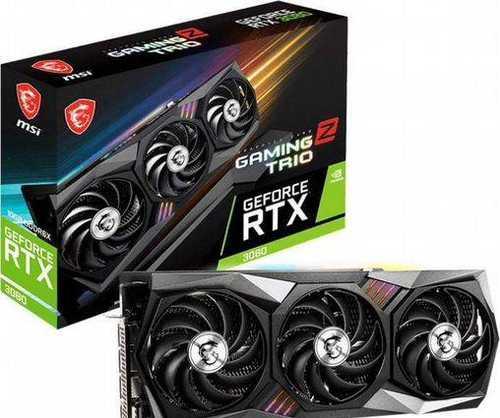 Видеокарта MSI RTX 3080 gaming Z trio 10G LHR