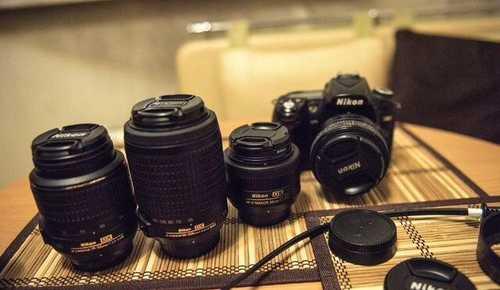 Фотоаппарат Nikon и объективы
