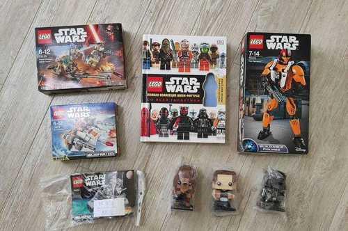 Lego Star Wars наборы, brickheadz, книга