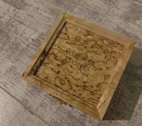 Набор из карельской березы "whiskey stones" 9 к