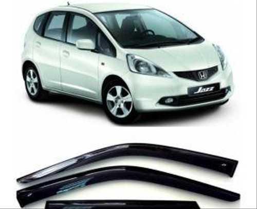 Хонда дефлектор окон. Ветровики Honda Fit. Подлокотники дверей Honda Jazz Fit 3.