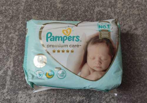 Подгузники Pampers premium care 0