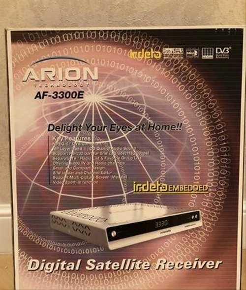 Спутниковый ресивер arion AF-3300E, сardreader ird