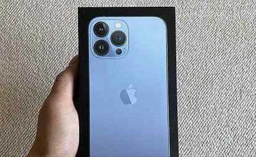 Iphone 13 pro max голубой фото