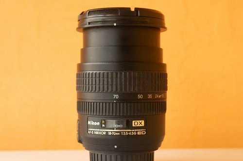Объектив Nikon 18-70mm f3.5-4.5G без автофокуса