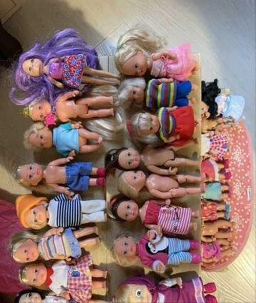 Куклы Барби и детки, дом и мебель