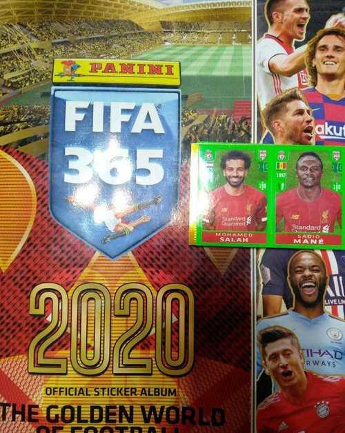 Наклейки Fifa 365 2020