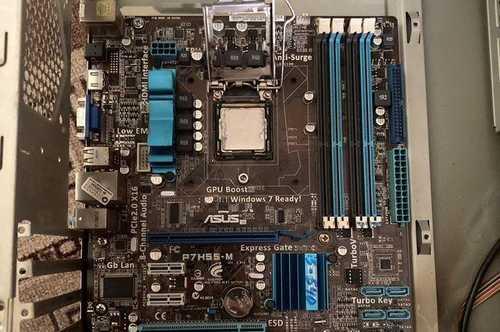 Asus p7h55-m + intel core i3-540