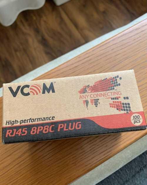 Коннектор vcom RJ45 8P8C 100шт