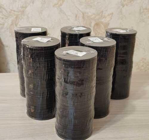 Резинка шляпная 2 мм черная и темно-серая