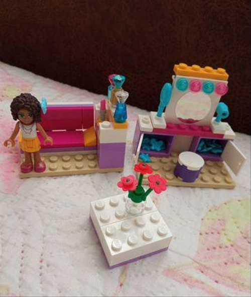 Lego Friends салон красоты, катер, собаки