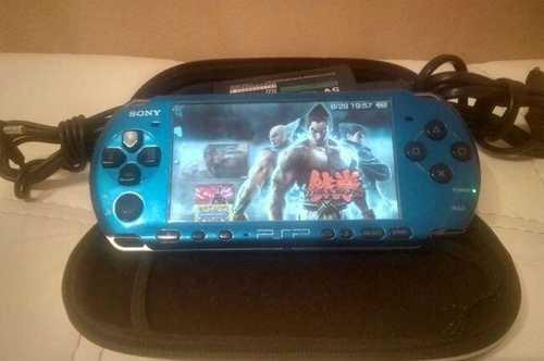 Sony PSP 3006 limited blue/black, 235 игр