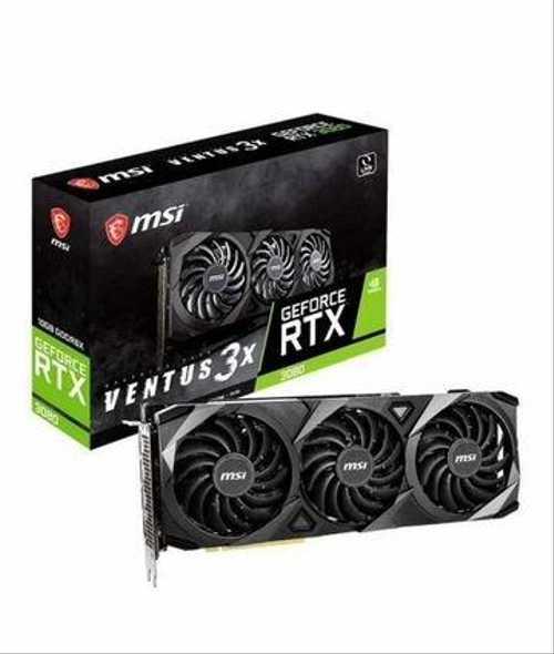 Видеокарта RTX 3080 ventus 3X lhr