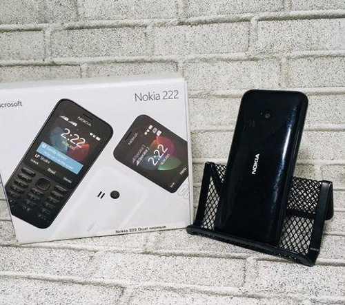 Сотовый Nokia 222 черный