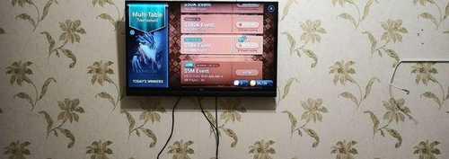 Телевизор BBk smart tv 43 бу