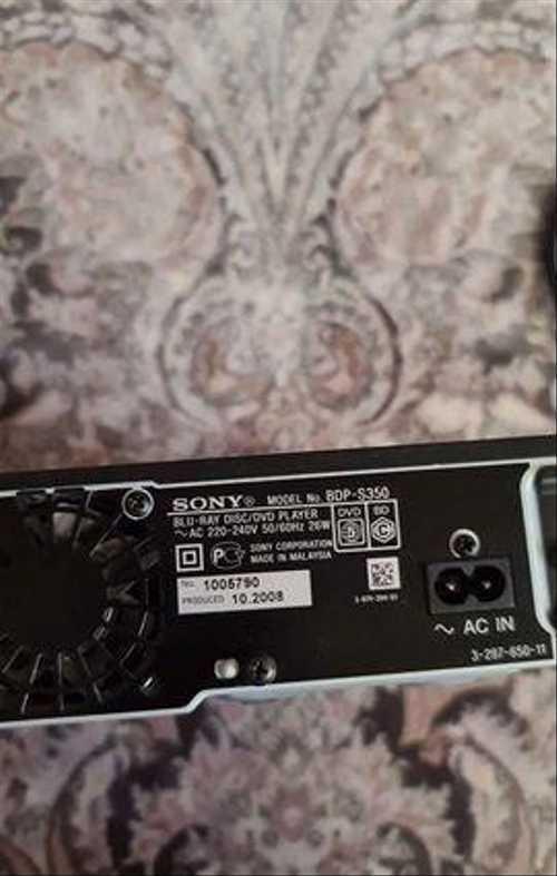 Sony bdp s350